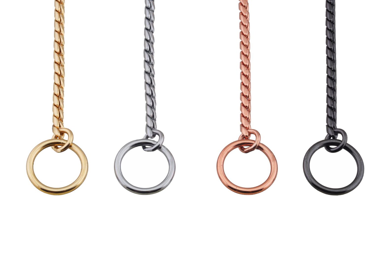 Slip Snake Show Chain Collar - Alvalley LLC - Dog Leashes and Collars